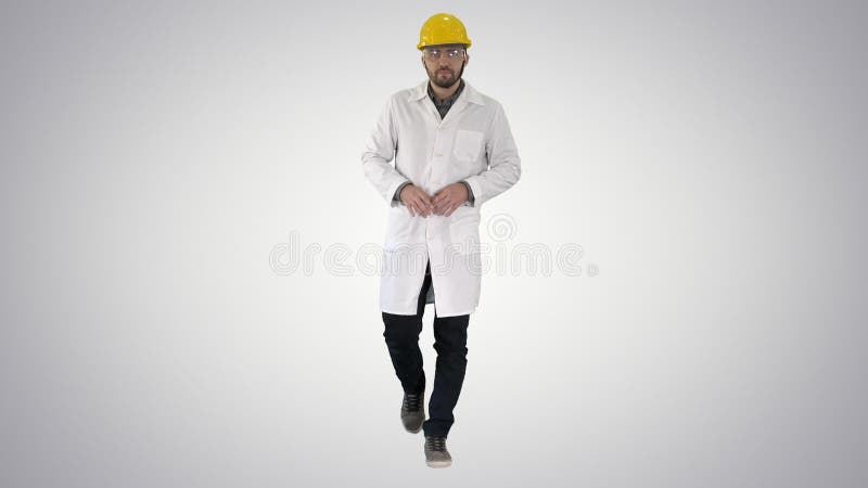 Master Constructor Engineer Man Have a Positive Talking Camera ...