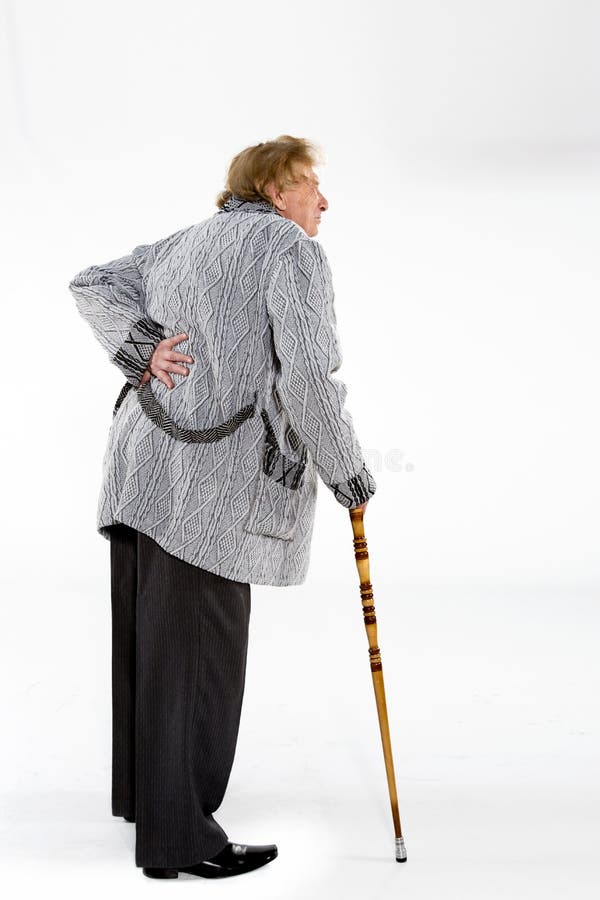 Old man with a cane stock image. Image of senior, length - 30277781