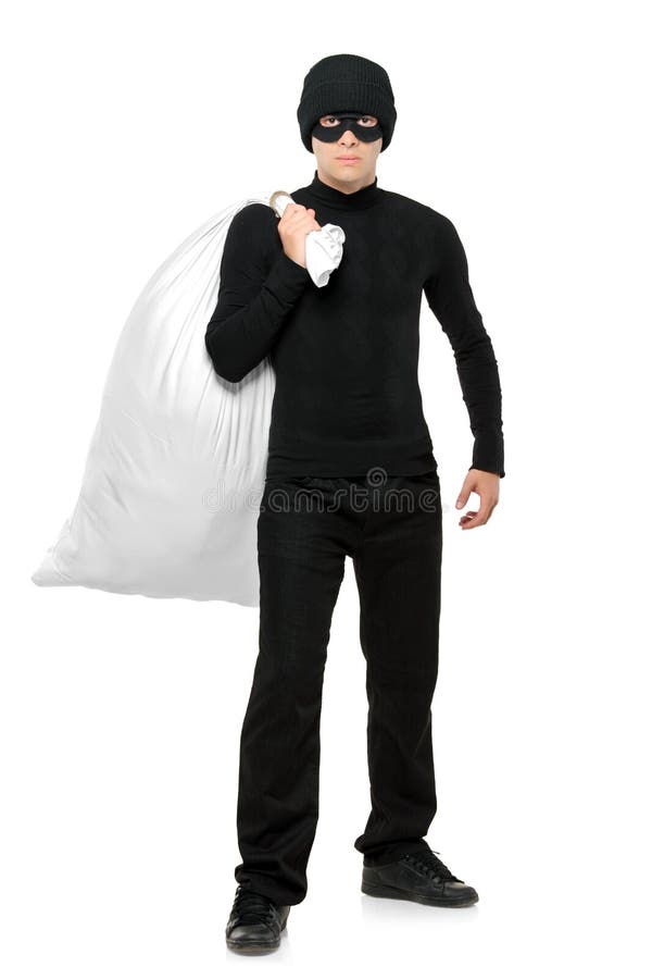 Robber holding a gun stock image. Image of gunman, hold - 29179313