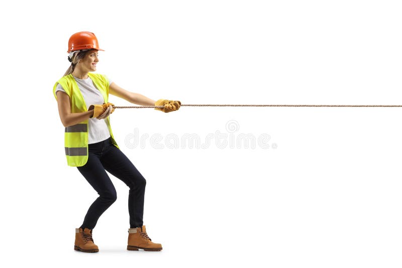 162 Construction Worker Pulling Rope Stock Photos - Free & Royalty-Free ...