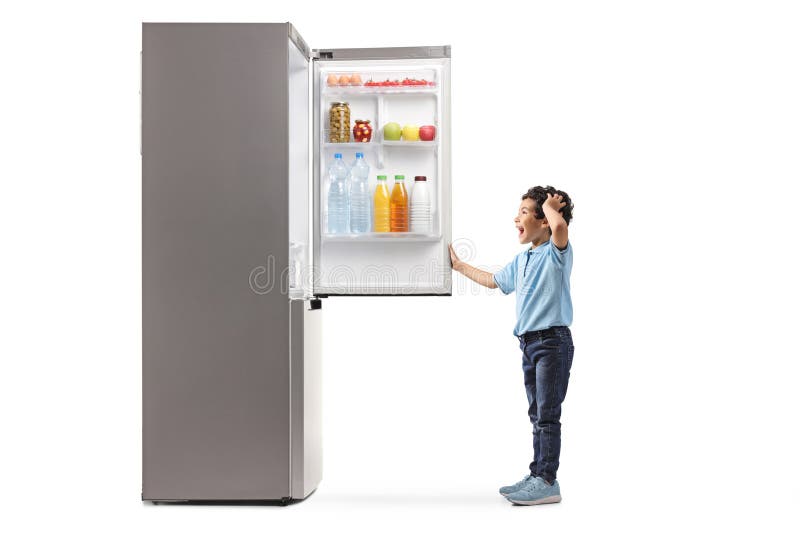 420 Child Looking Fridge Stock Photos - Free & Royalty-Free Stock ...