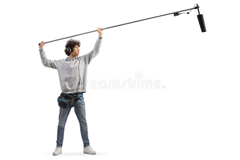 Guy Holding Microphone White Full Length Stock Photos - Free & Royalty ...