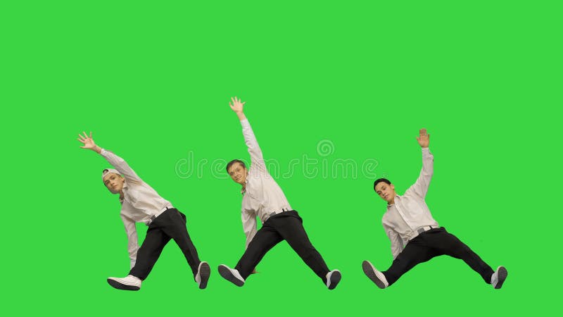 Three Guys Throwing Documents in the Air and Starting To Do Funny Dance ...