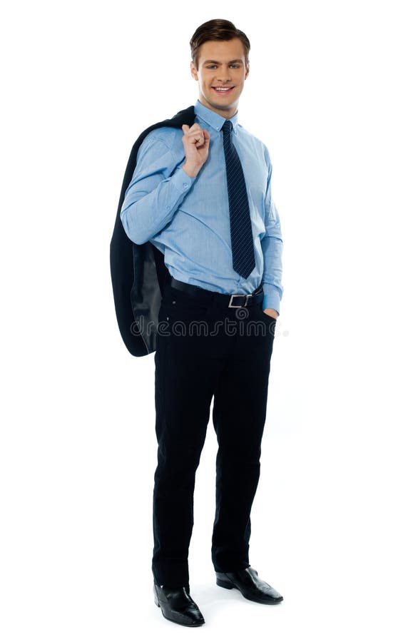Full Length View of a Corporate Young Ceo Stock Image - Image of ...