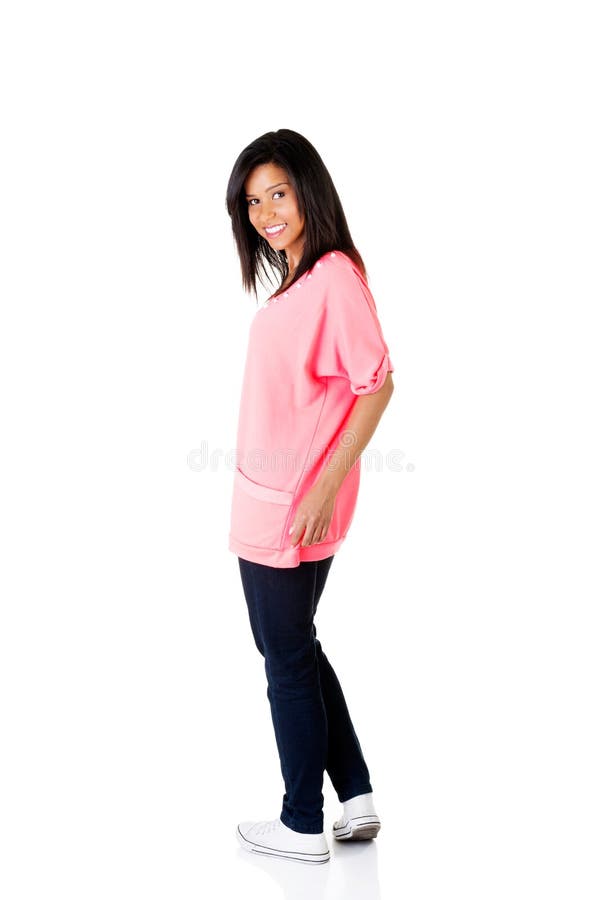 142 Woman Standing Full Length Back To Camera Stock Photos - Free ...