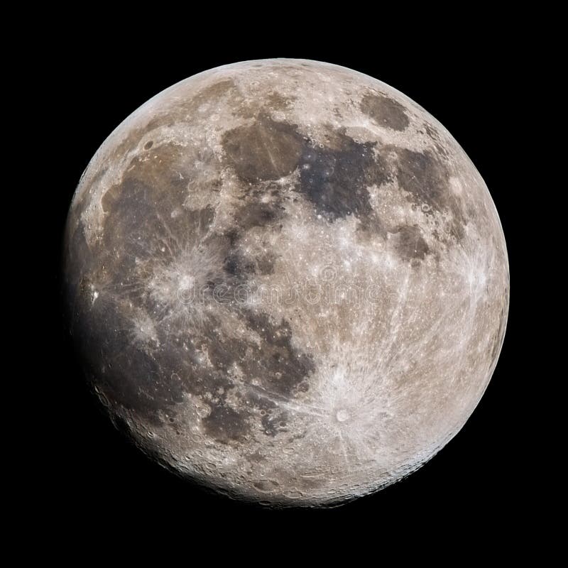 Full mineral moon stock image. Image of mineral, planet - 271151571