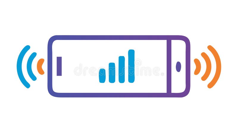 Full Mobile Signal Bars Icon for Strong Reception, Vector Design ...