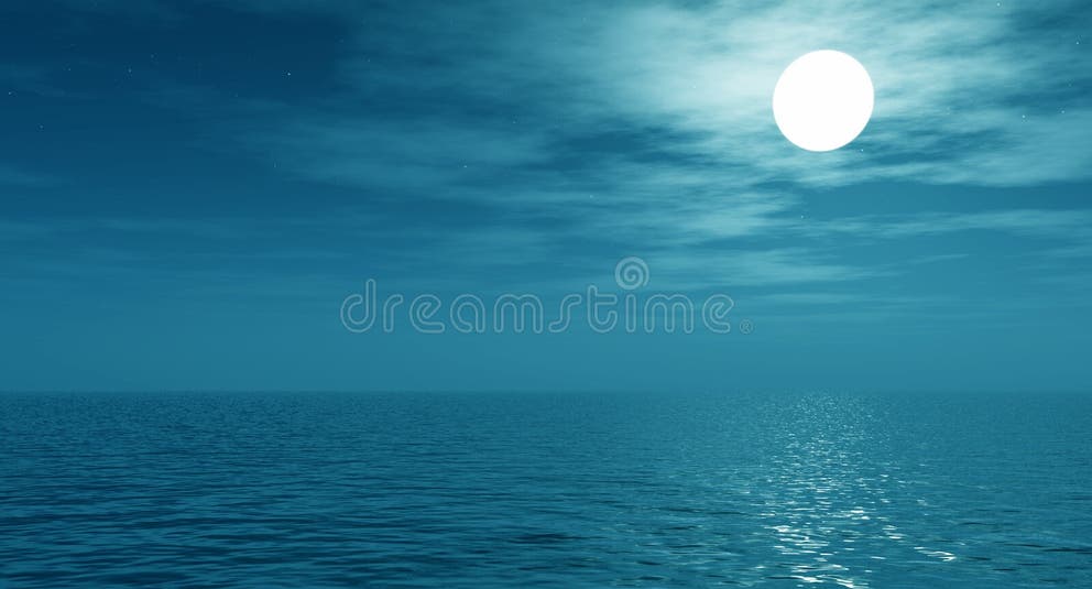 Full monn stock image. Image of deep, blue, bright, moon - 3967851