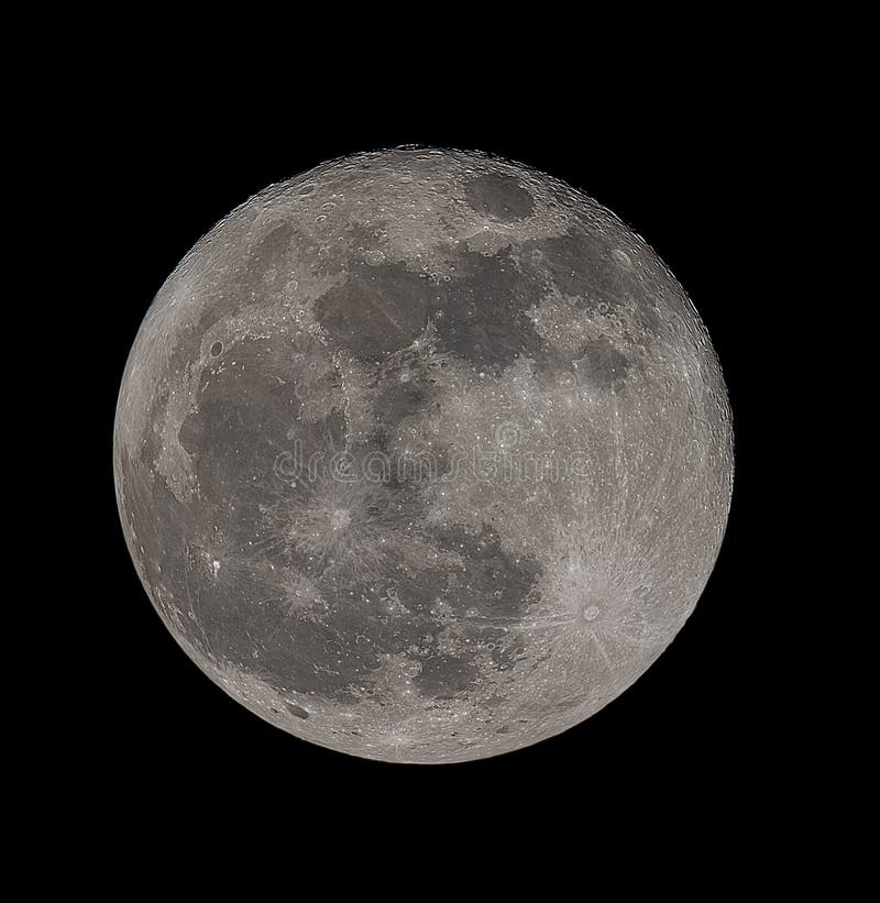 Clear Full moon on sky stock photo. Image of luna, planet - 212593774