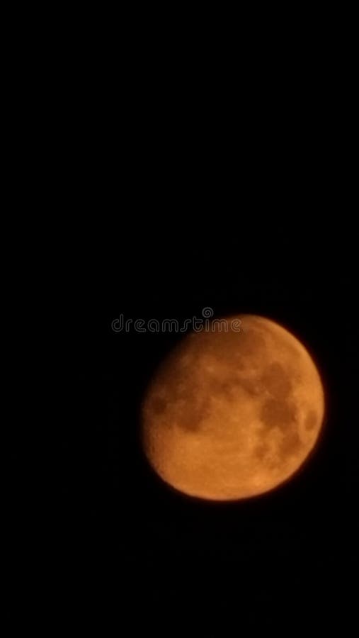 Almost full moon stock image. Image of full, large, night - 242345615