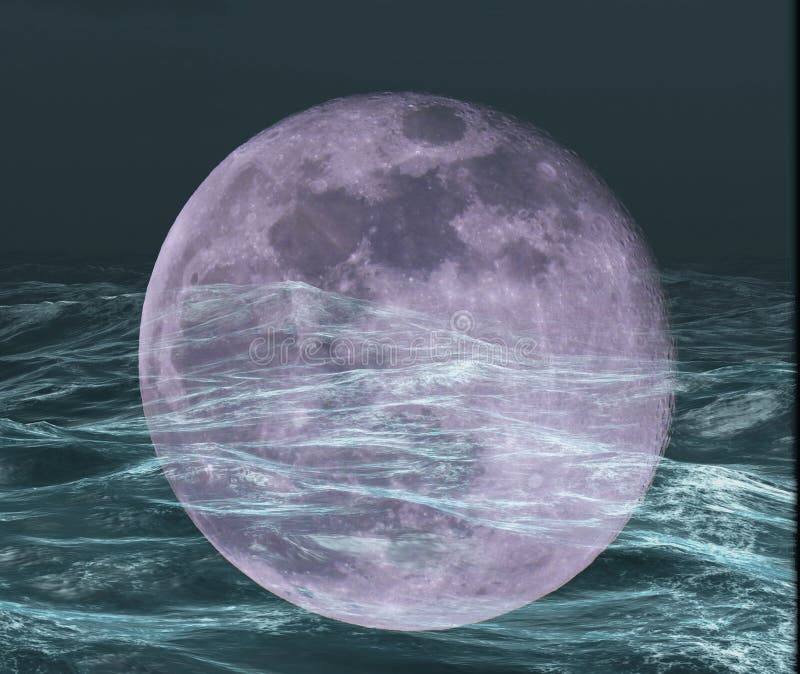 Full Moon Abstract for Wallpaper Stock Photo - Image of bright, lunar ...