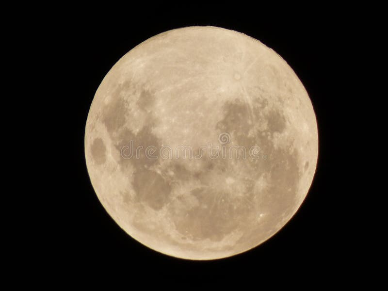 The Moon April 2020 stock image. Image of april, focus - 181928673