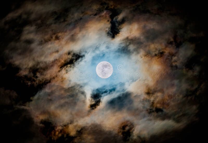 Full Moon Black Background Backdrop Detail Surface Center Moon Pink ...