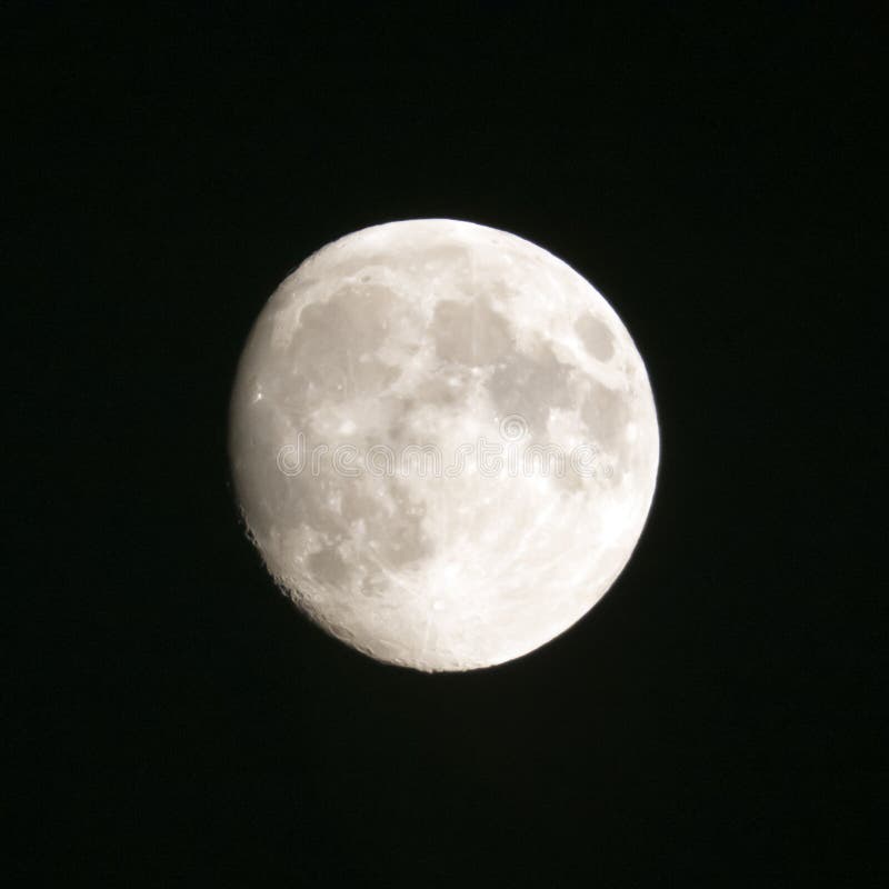 Moon on a Black Sky Background Stock Image - Image of orbits, parts ...