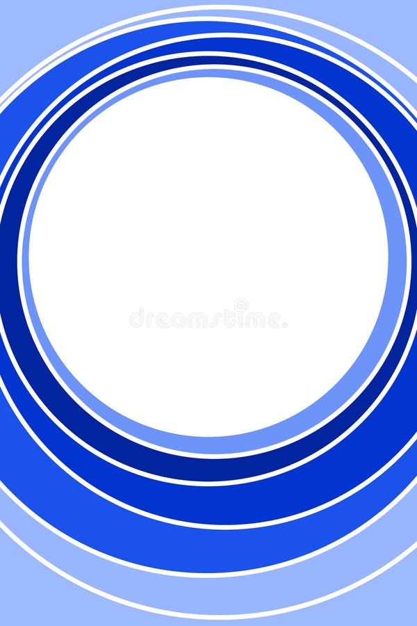 Round Blue Borders And Frames