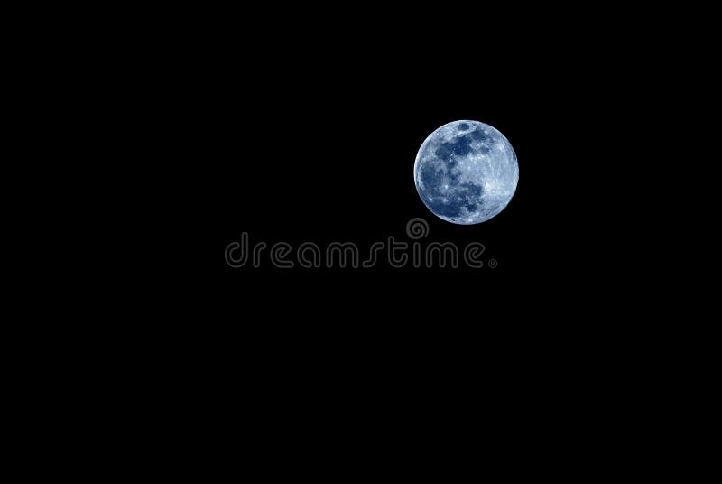 Full Moon with Clear Sky Image. Stock Image - Image of fear, lunar ...