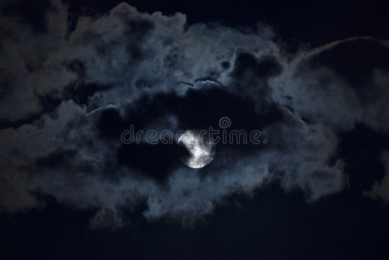 Full moon close-up stock image. Image of nature, close - 254836557