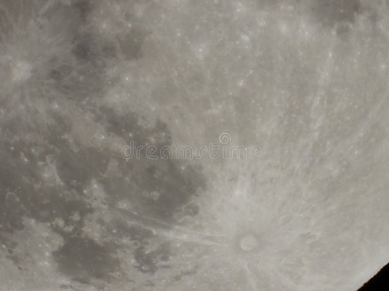 Full Moon Close Up View in Dark Night Full Zoom 5 Stock Photo - Image ...
