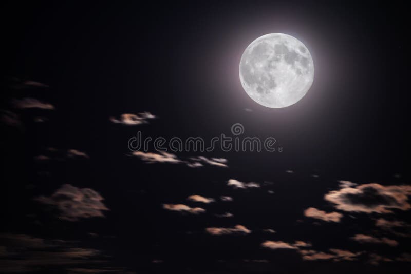 Full moon rise stock image. Image of astronomy, background - 31941609