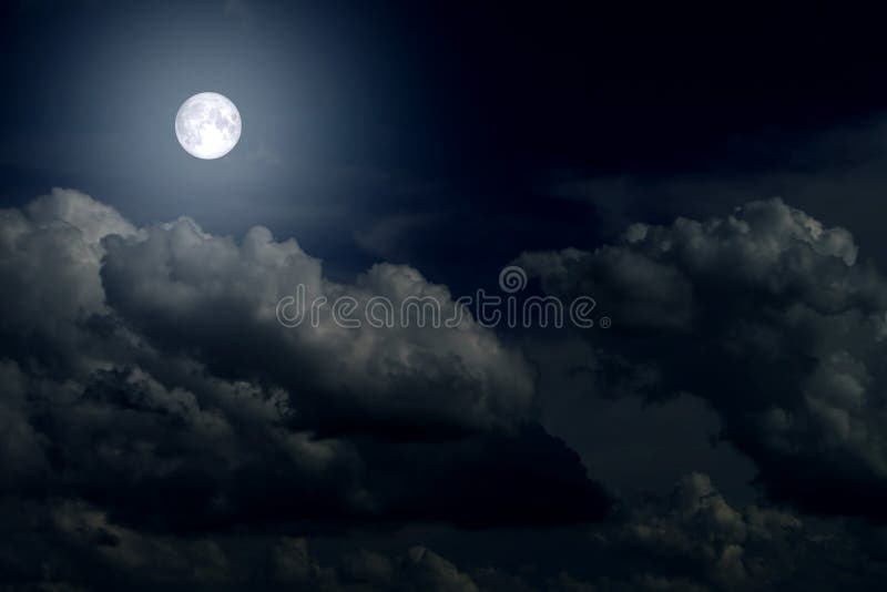 The full moon in the sky stock photo. Image of moon - 147700514