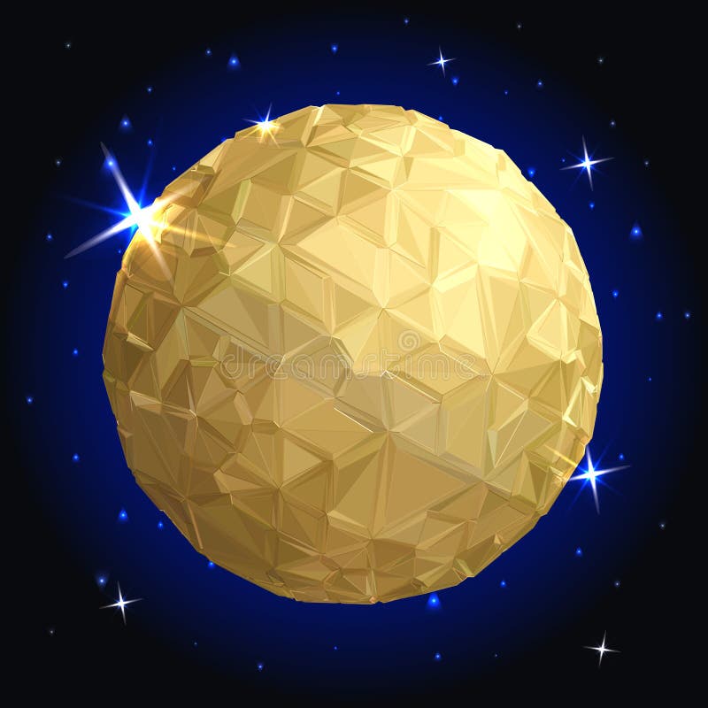 Full Moon. 3D illustration stock vector. Illustration of nature - 62758724