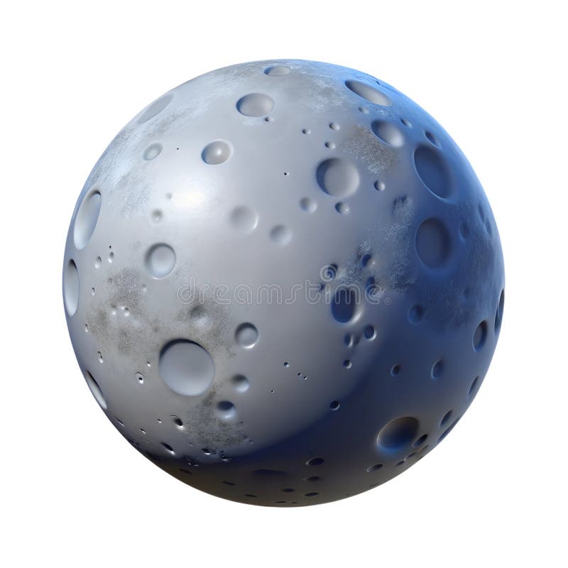 Full Moon 3d Render. Realistic Plastic Grey Glowing Surface of Space ...
