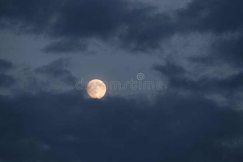 Full moon with dark cloud stock photo. Image of midnight - 94636066