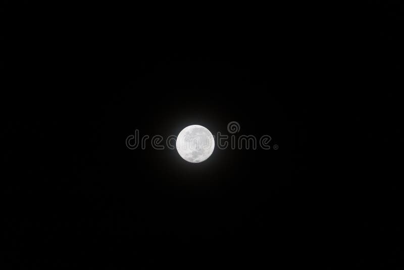 Full Moon on the Dark Night Stock Photo - Image of reach, blue: 161777664
