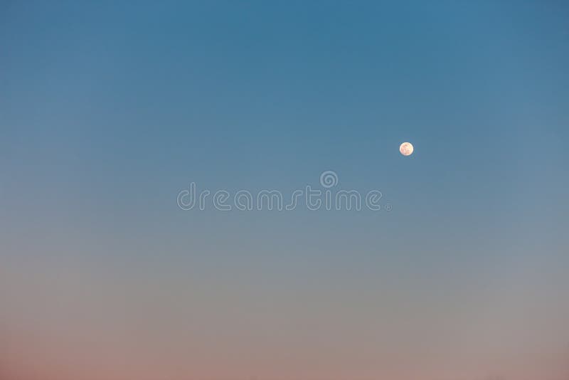 Full Moon in daylight sky stock photo. Image of mysterious - 53821436
