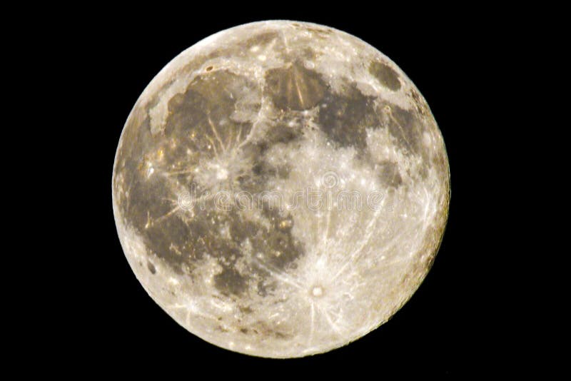 Super full moon stock image. Image of blue, crater, clouds - 82210153