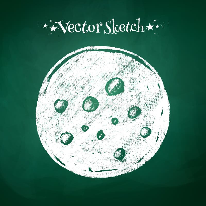 Full moon stock vector. Illustration of design, moon - 52421021