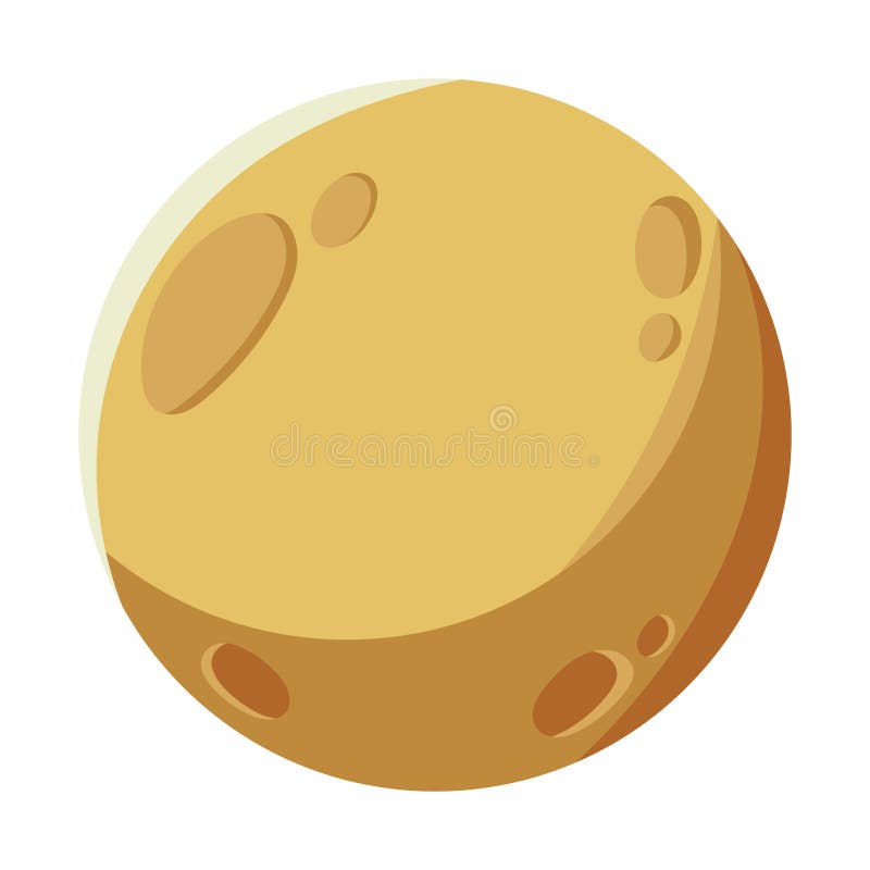 Full moon icon stock vector. Illustration of universe - 253866032