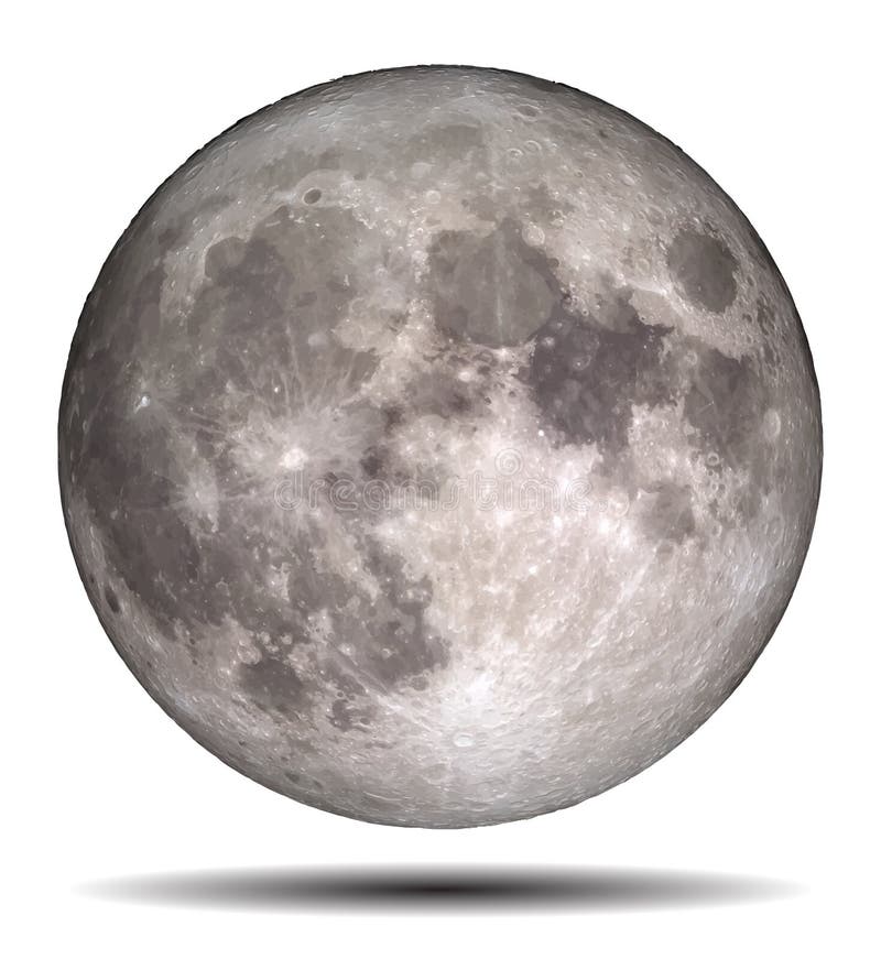Full Moon White Background Stock Illustrations – 13,091 Full Moon White ...