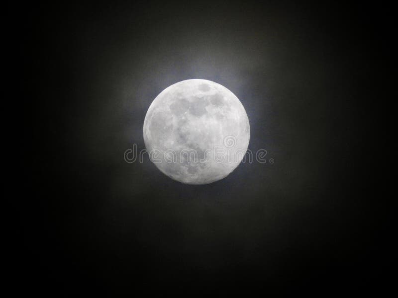 Full moon January 2024 stock image. Image of crescent - 306129857