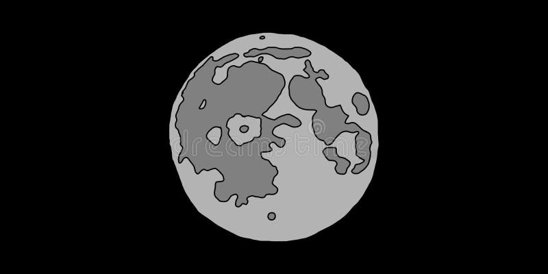 Full Moon Line Art Stock Illustrations – 8,080 Full Moon Line Art Stock ...