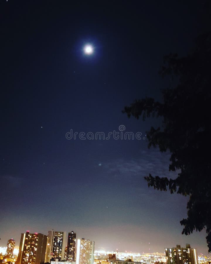 Full Moon Magic Vol . 4.1 stock image. Image of skyline - 128403745