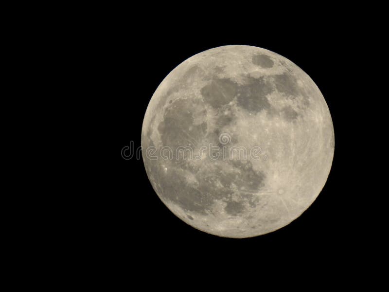 Full moon March 2024 stock image. Image of mooncraters - 312748067