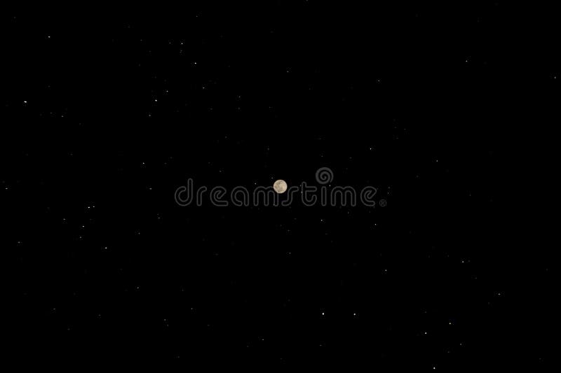 Full Moon in Micro Moon Night Stock Image - Image of natural, dark ...