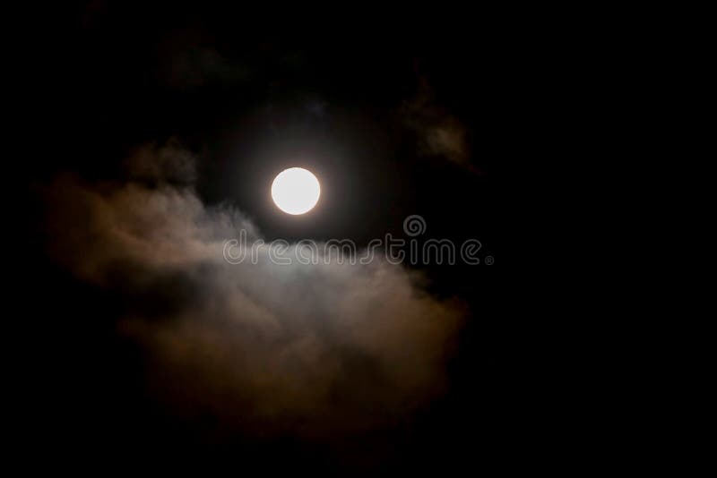 Full Moon, Moonlight stock photo. Image of eclipse, month - 63566534