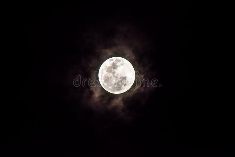 Full moon stock photo. Image of moon, full, night, lunar - 138814450
