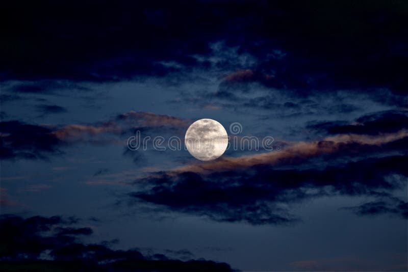 Full Moon Night editorial photo. Image of dark, surface - 220673866
