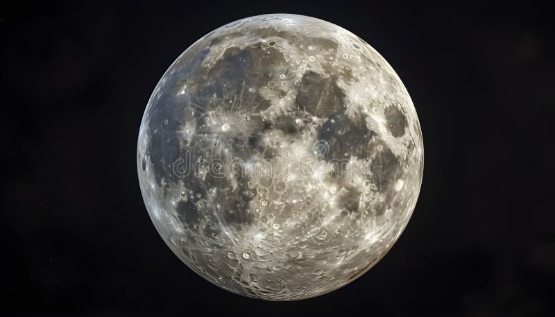 Full moon in the night stock image. Image of nature - 303554969