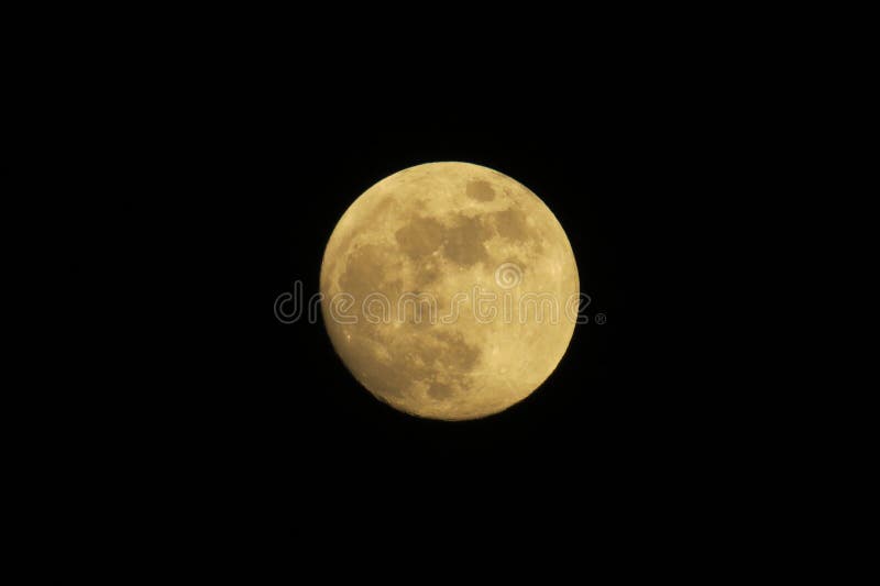 A Full Moon on the Night, Full Moon Glowing Stock Photo - Image of ...