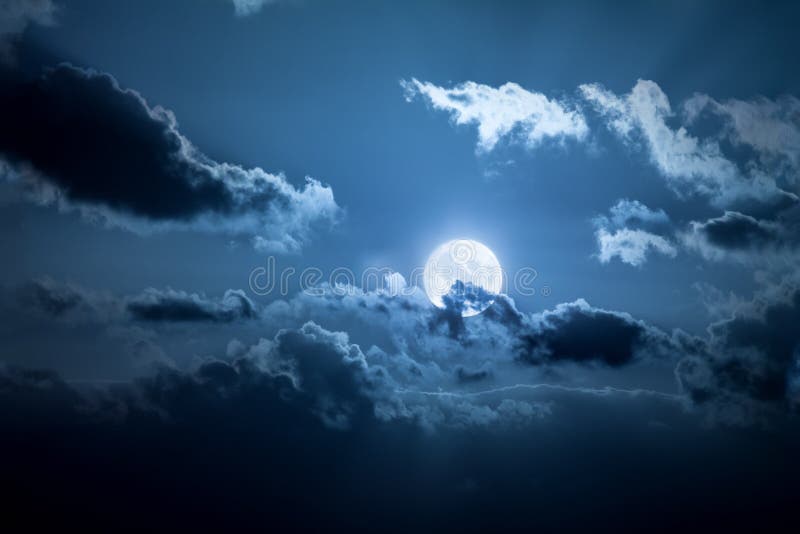 Full moon night stock photo. Image of glowing, landscape - 38312064