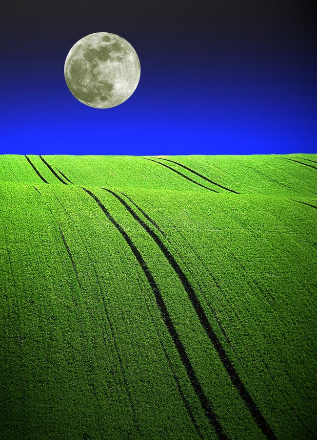 Full moon at night stock photo. Image of light, brook - 210391366