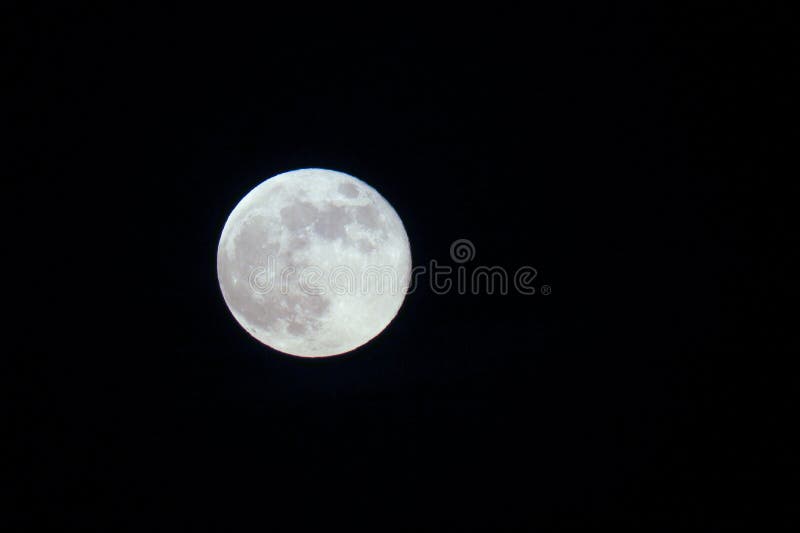 Full Moon at Night 9 Sept 2014 Stock Image - Image of background ...