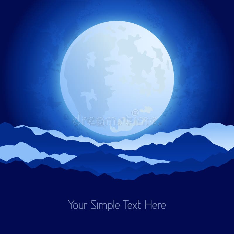 Full Moon Night Sky Stock Illustrations – 31,754 Full Moon Night Sky ...