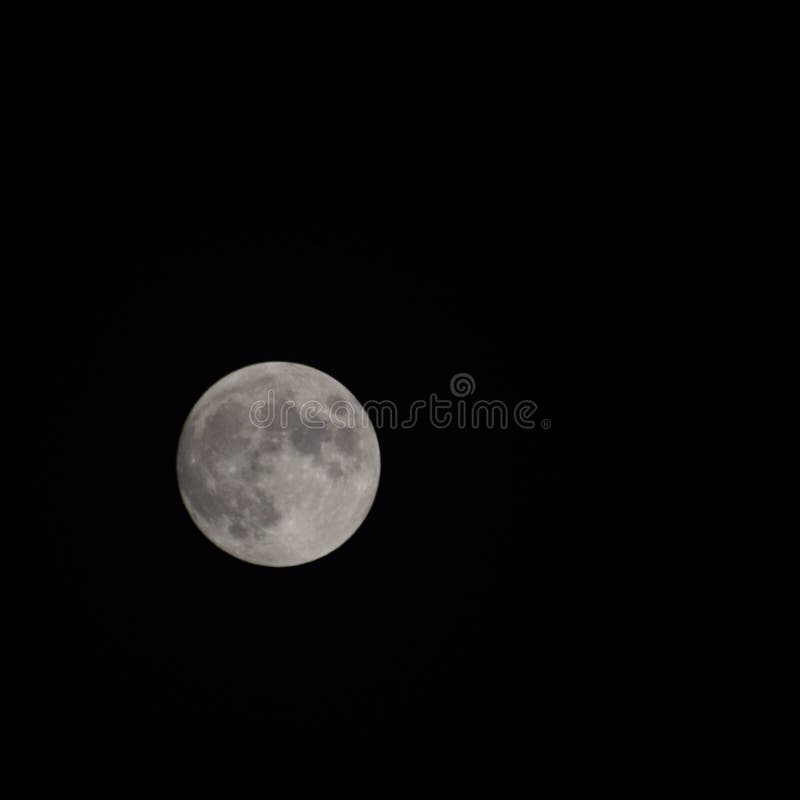 Full Moon in the Night Sky, Great Super Moon in Sky Stock Photo - Image ...