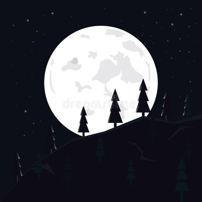 Nighttime Views Stock Illustrations – 25 Nighttime Views Stock ...