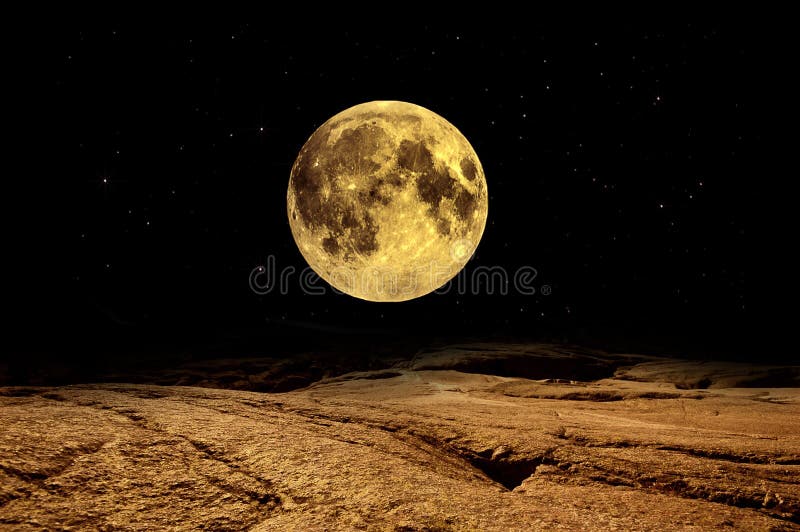 Full moon over Mars stock image. Image of cosmos, full - 74229881